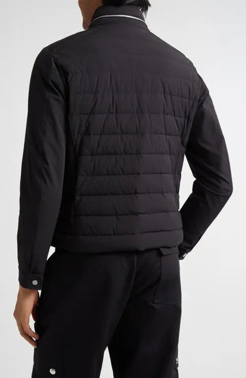 MOORER Filippo Water-resistant Quilted Down Jacket - Nero