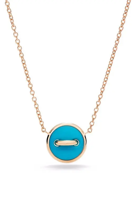 Pomellato Pom Pom Dot Ring Necklace - Turquoise