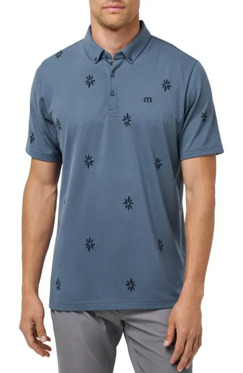 Travis Mathew Rome Around Floral Button Down Polo