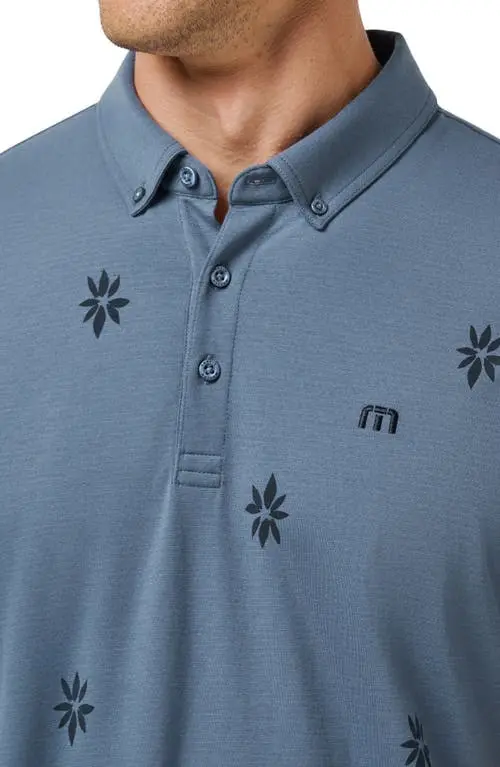 Travis Mathew Rome Around Floral Button Down Polo