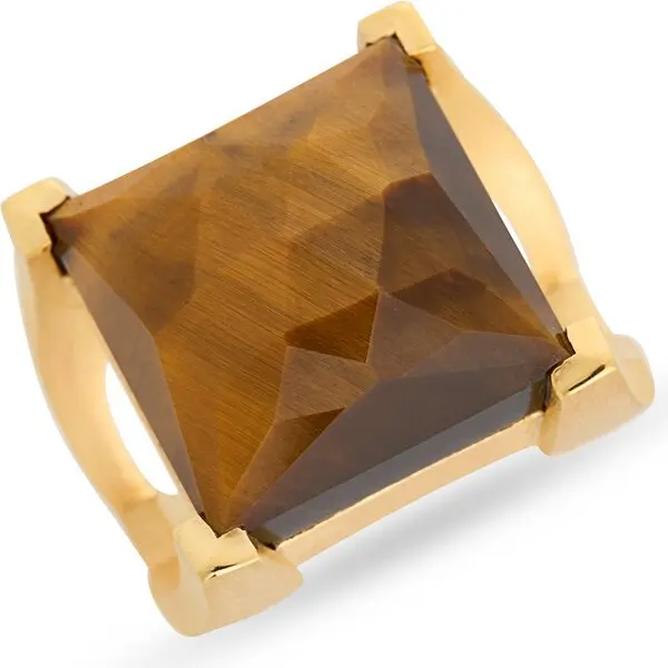 DEAN DAVIDSON Plaza Tiger's Eye Ring - Tiger Eye/gold