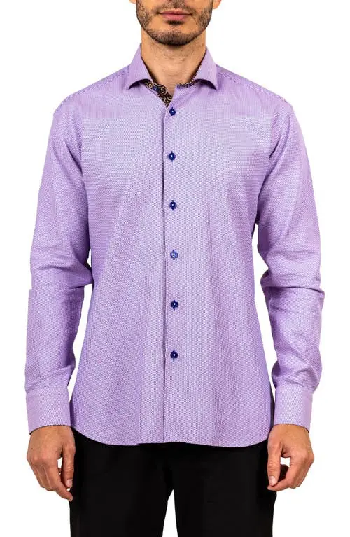 MACEOO Einstein Ascension Contemporary Fit Button-up Shirt - Pink