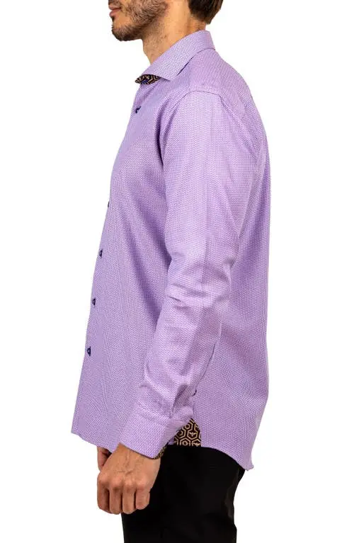 MACEOO Einstein Ascension Contemporary Fit Button-up Shirt - Pink