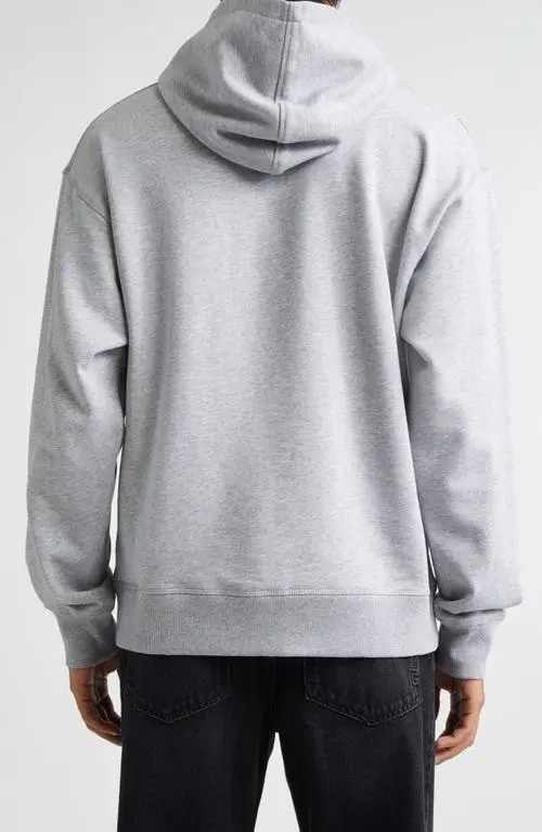Balmain Logo Graphic Hoodie - Yeq Grey/black