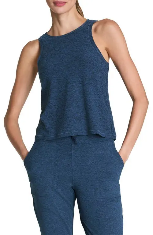 Spanx Softstretch Performance Tank - Heather Timeless Navy