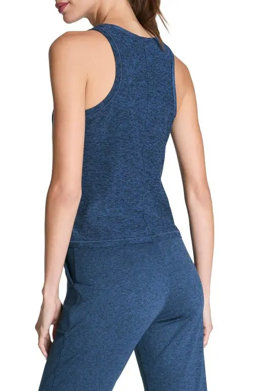 Spanx Softstretch Performance Tank - Heather Timeless Navy