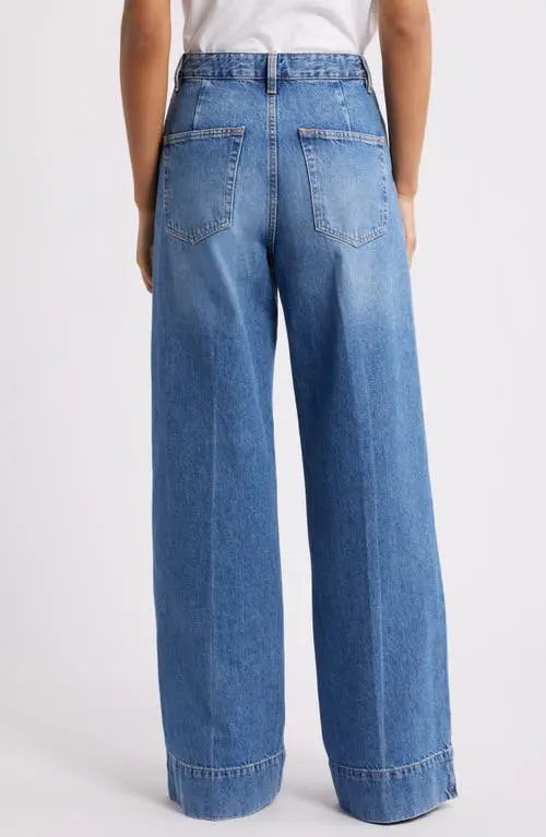 FRAME The Slice High Waist Flare Jeans - Drift