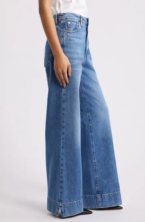 FRAME The Slice High Waist Flare Jeans - Drift
