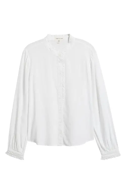 CLOTH & STONE Frill Placket Shirt