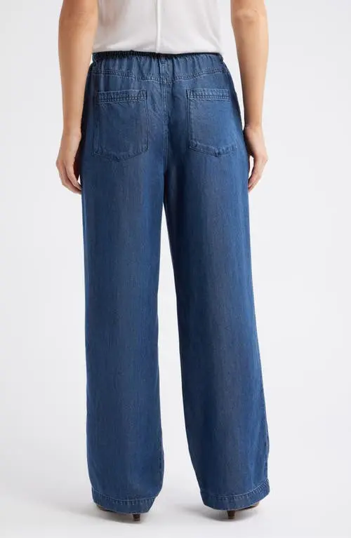 CLOTH & STONE Wide Leg Crop Denim Pants