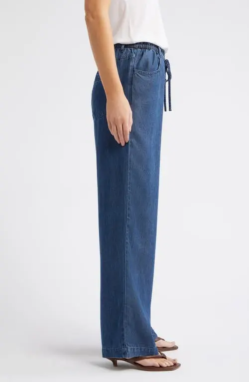 CLOTH & STONE Wide Leg Crop Denim Pants