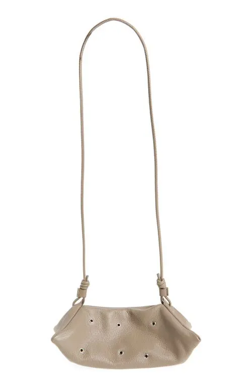 Altuzarra Mini Snakeskin Embossed Crossbody Bag - Tahini/silver