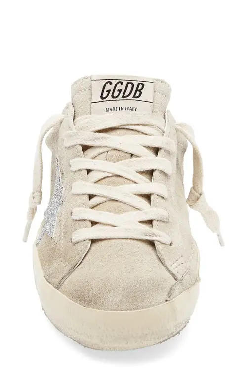 GOLDEN GOOSE Super-star Sabot Genuine Shearling Lined Mule Sneaker