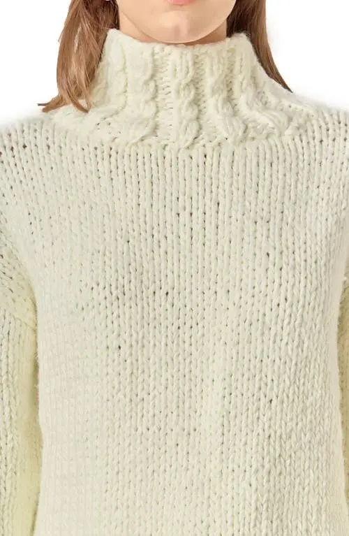 English Factory Chunky Turtleneck Long Sleeve Sweater