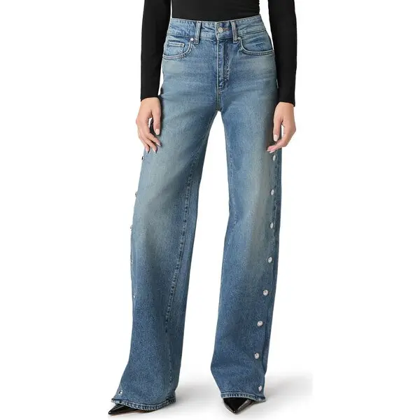 Paige Sasha High-waist Wide-leg Jeans