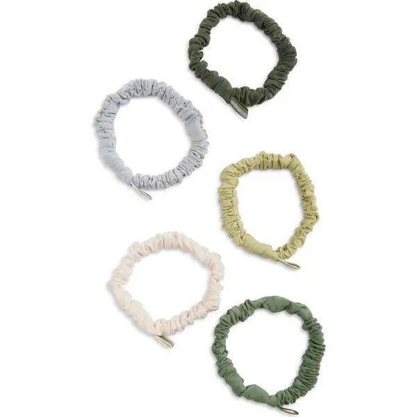 L. Erickson 5-pack Performance Scrunchies - Martini