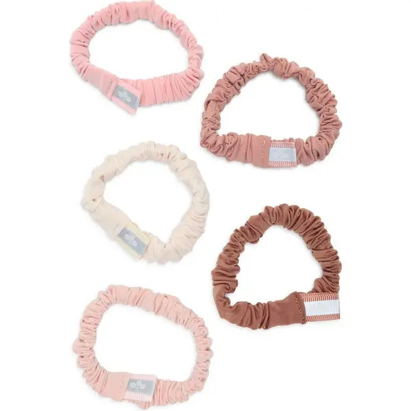 L. Erickson Assorted Performance Scrunchies Set Of 5 - Sunkissed