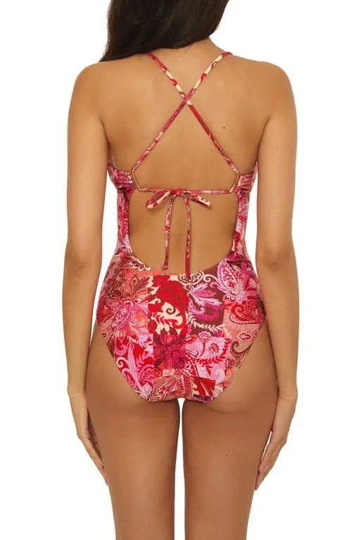 BECCA By Rebecca Virtue Bali Printed One-piece Swimsuit