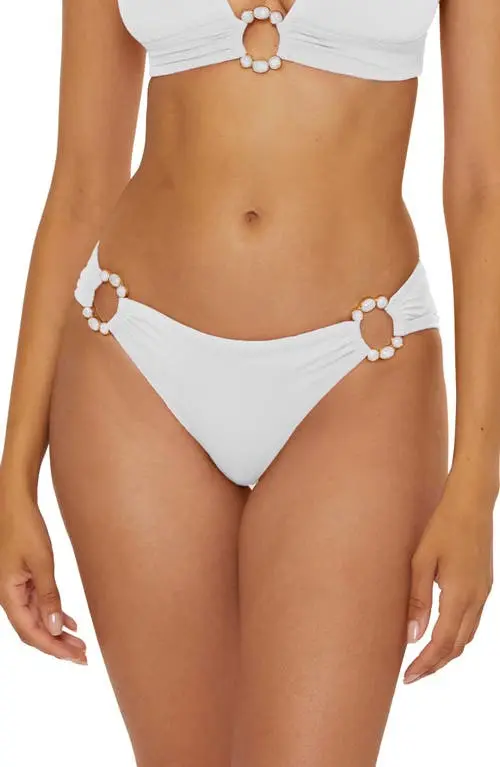 BECCA® By Rebecca Virtue Marble Canyon Bikini Bottom - White