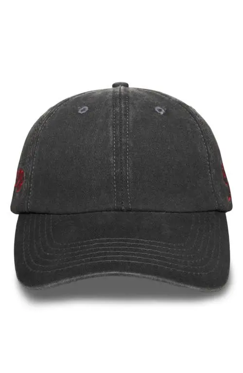 PLEASURES Scrawl Baseball Cap - Black