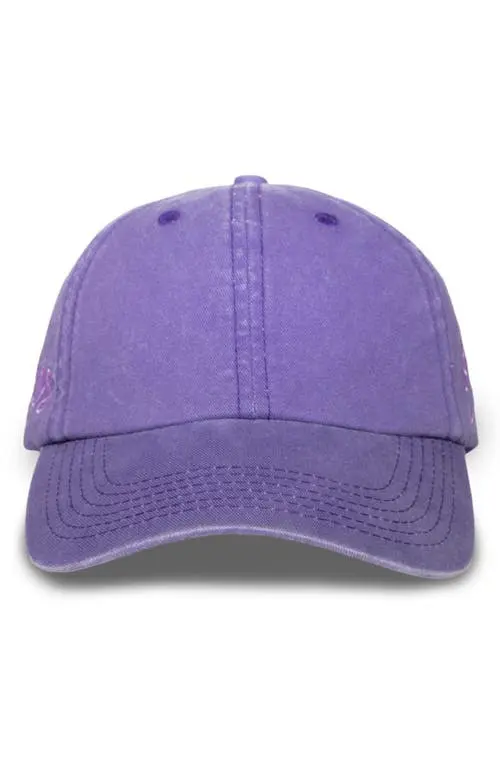 PLEASURES Scrawl Baseball Cap - Eggplant
