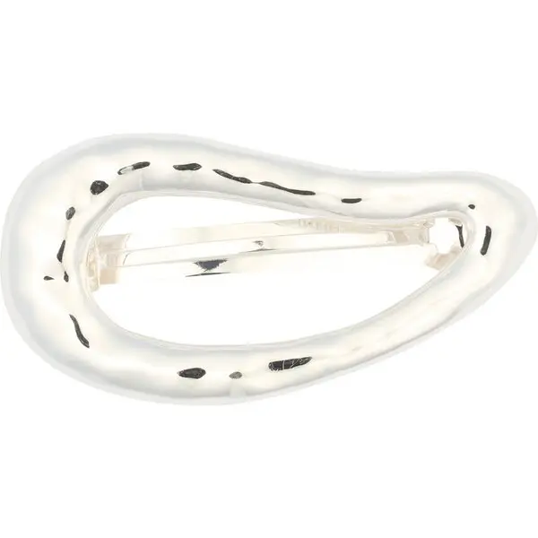 Ettika Liquid Wave Barrette - Silver