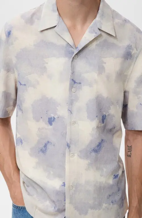 Mango Printed Bowling Shirt