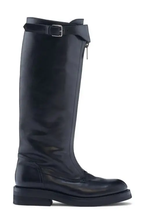 Alexander McQueen Knee High Riding Boots