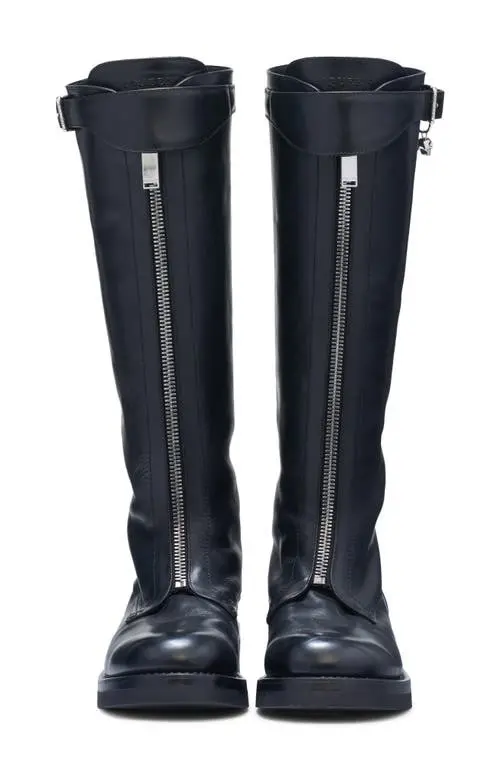 Alexander McQueen Knee High Riding Boots