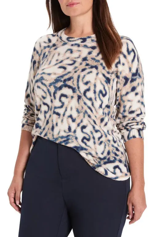NIC+ZOE Printed Pullover Sweater