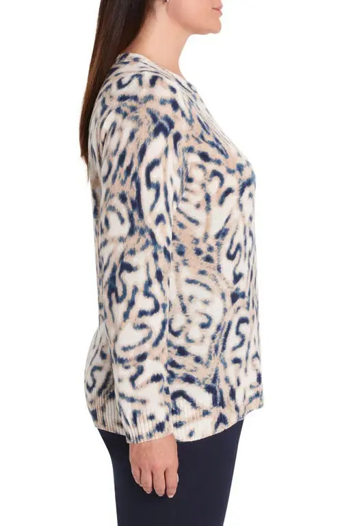 NIC+ZOE Printed Pullover Sweater