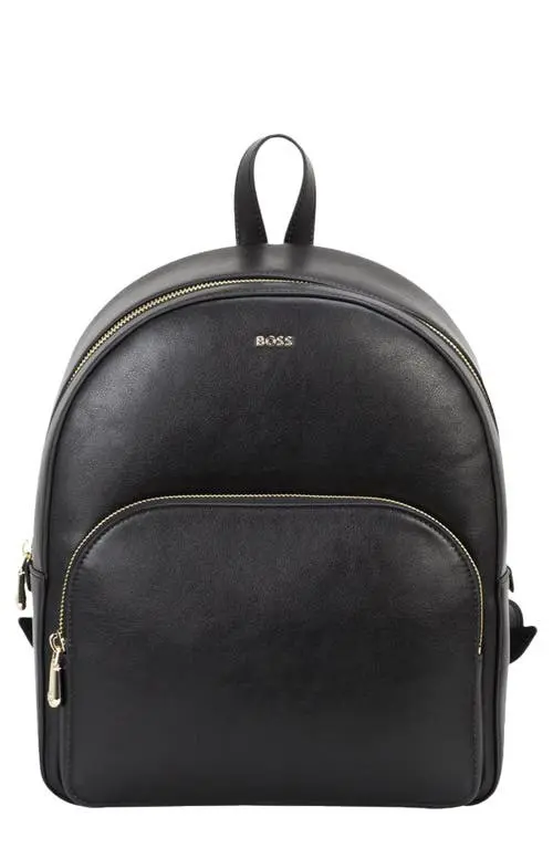Hugo Numah Bonded Leather Backpack - Black