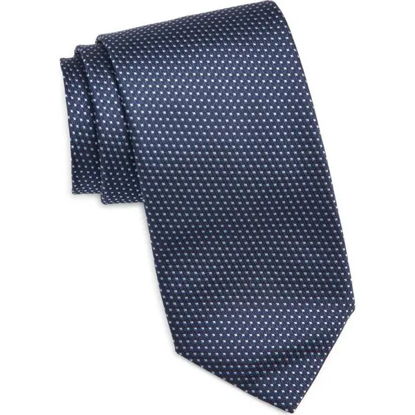 Canali Silk Neck Tie - Navy