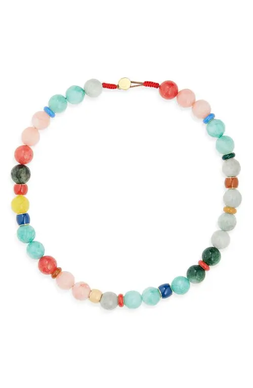 ROXANNE ASSOULIN Beaded Necklace - Aqua Multi