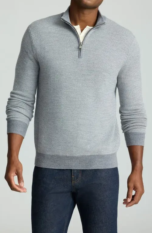 UNTUCKIT Marvall Quarter-zip Merino Wool Sweater