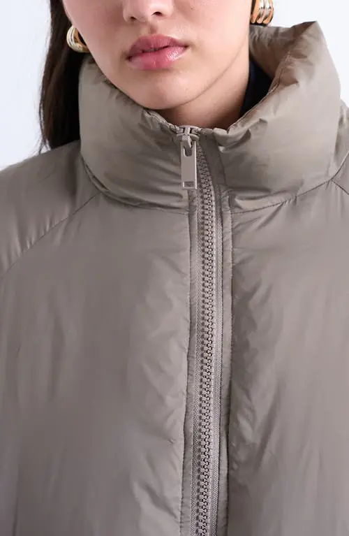 Topshop Puffer Bomber Jacket