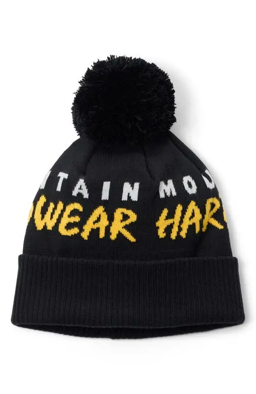 Mountain Hardwear Aprespro Pom Beanie - Black