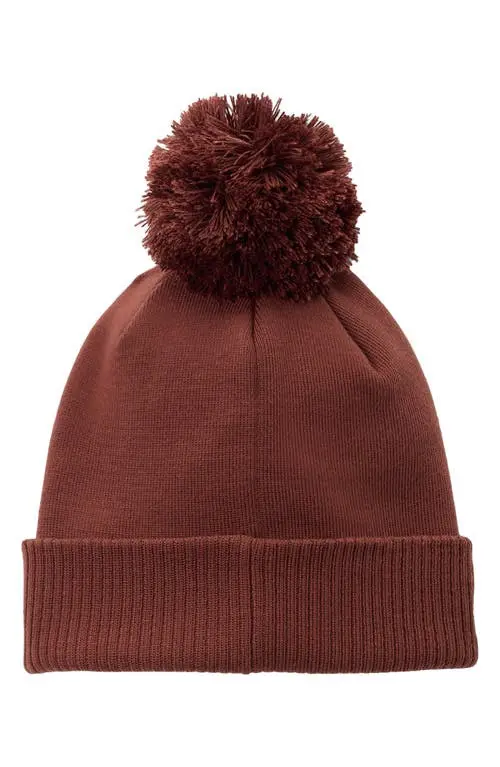 Mountain Hardwear Aprespro Pom Beanie - Bourbon Brown