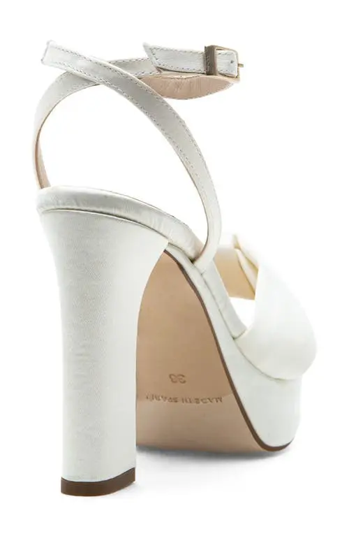 275 CENTRAL Miles Ankle Strap Platform Sandal - Ivory