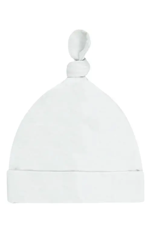 QUINCY MAE Knotted Organic Cotton Hat - Fog