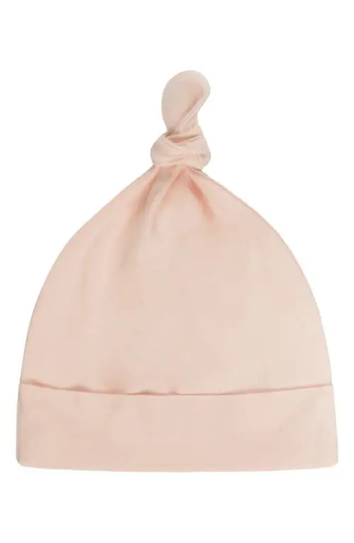 QUINCY MAE Knotted Organic Cotton Hat - Petal