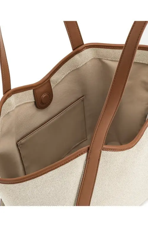 Jw Pei Large Kiana Canvas Tote - Brown Canvas