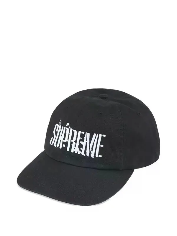 Supreme Splatter Baseball Cap - Black
