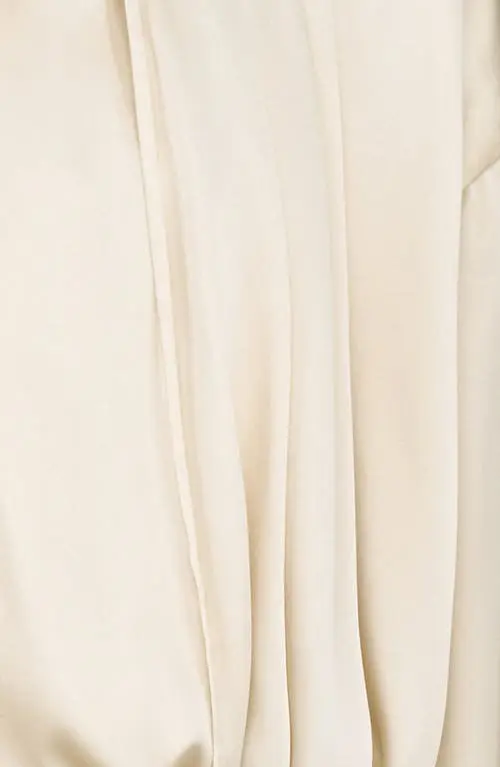 House Of Cb Satin Open-front Top