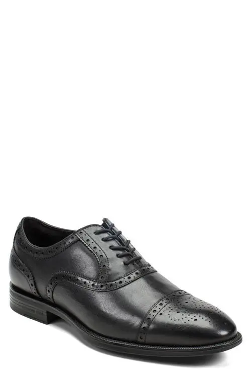 KENNETH COLE Cap-toe Oxford - Black/black