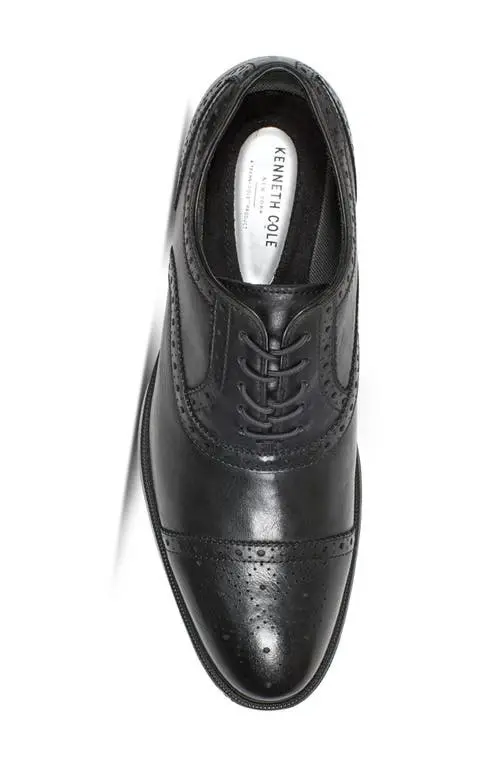 KENNETH COLE Cap-toe Oxford - Black/black