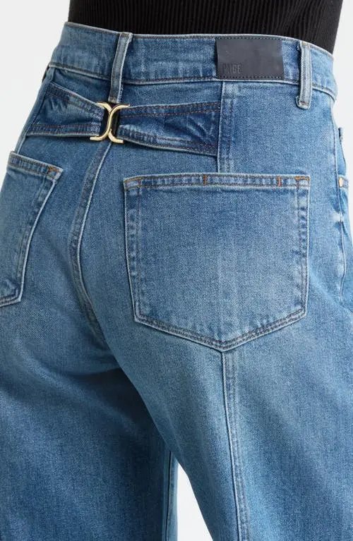 Paige Arellia High-waist Barrel Leg Jeans - Keystone