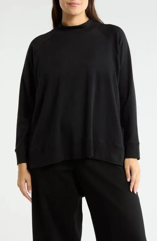Eileen Fisher Mock Neck Knit Top