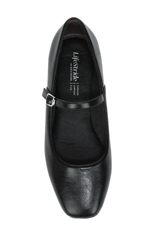 LIFESTRIDE Beloved Mary Jane Flat - Black