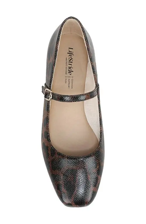 LIFESTRIDE Beloved Mary Jane Flat - Brown Multi
